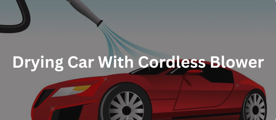 How to Safely Dry Your Car Using a Cordless Blower: Step-by-Step Guide ...
